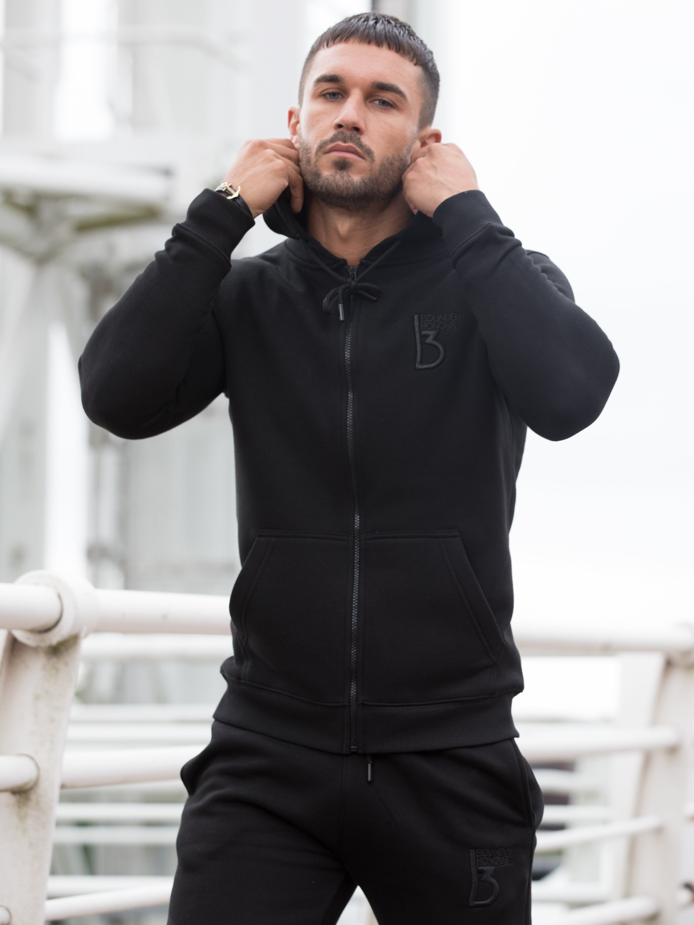 Official Enzo Designer | Scale Zipped Tracksuit Hood | Enzo Designer M
